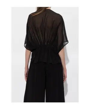 Max Mara V-neck Kimono Coat