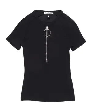 Acne Studios Zip Short-sleeve Top