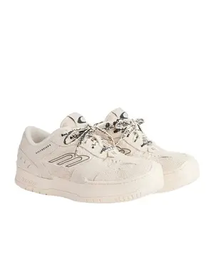 Balenciaga Hamptons Platform Sneakers - Beige/black
