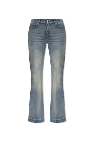 Alexander Mcqueen Logo Jeans For Women