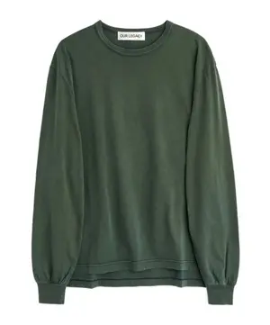 Our Legacy Cruise Longsleeve Antique Phantom Legacy Jersey T-shirt - No