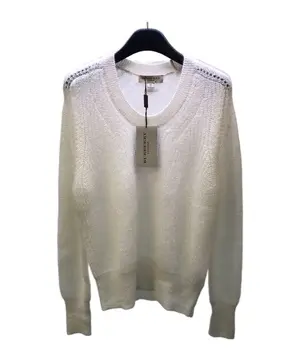 Burberry Round Neck Long Sleeve Knitted Pullover