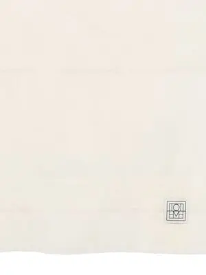 TOTEME Totme Monogram Twill Scarf - White