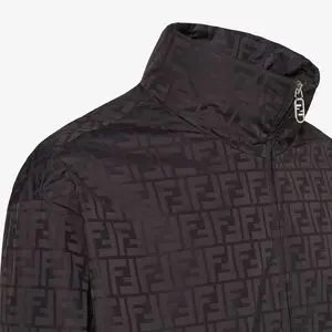 Fendi Ff Jacquard Zipped Bomber Jacket