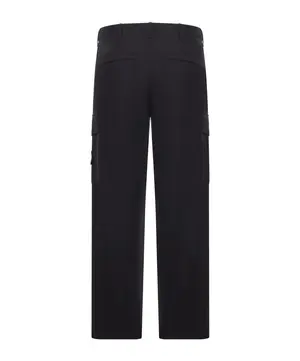 Stone Island Belt Loop Casual Pants - Black