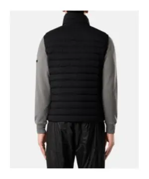 Stone Island Padded High Neck Gilet - Black