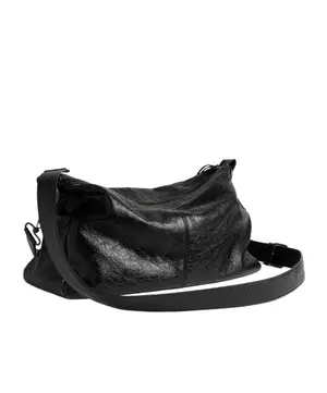 Balenciaga Le City Moto Medium Shoulder Bag - Black