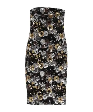 Max Mara Sequin Embellished Off-the-shoulder Midi Dress