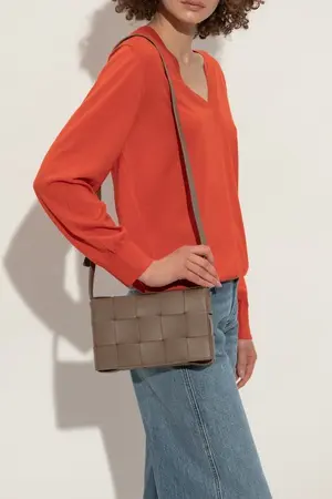 Bottega Veneta Flip Shoulder Bag - Brown