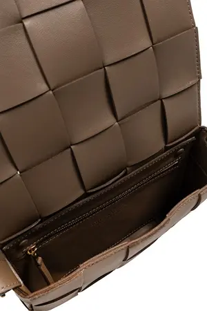 Bottega Veneta Flip Shoulder Bag - Brown