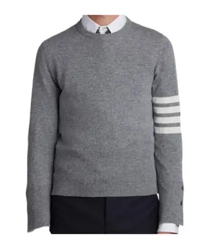 Thom Browne 4-bar Cashmere Crewneck Jumper