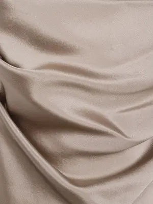Saint Laurent Backless Cowl Maxi Dress - No