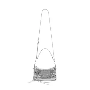 Balenciaga Le City Mini Shoulder Bag - Silver