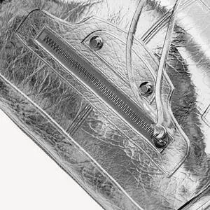 Balenciaga Le City Mini Shoulder Bag - Silver