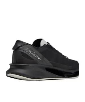 Y3 S-gendo Lace-up Running Sneakers - Black/talc