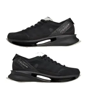 Y3 S-gendo Lace-up Running Sneakers - Black/talc