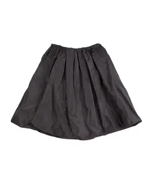 Prada Technical Taffeta Midi Skirt - Rust Red
