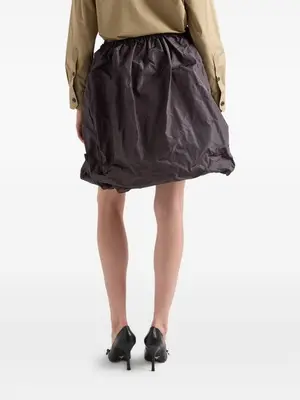 Prada Technical Taffeta Midi Skirt
