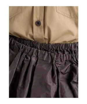 Prada Technical Taffeta Midi Skirt