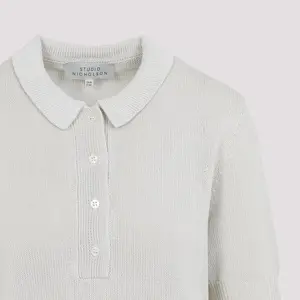 Studio Nicholson Knitted Polo Top - No