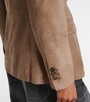 Brunello Cucinelli Suede Blazer