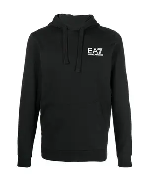 EA7 Printed Logo Hoodie