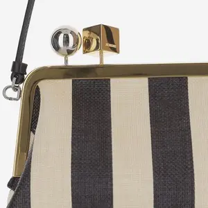 Jacquemus The Berlingot Small Clasp Clutch Bag - Black
