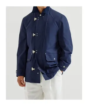 Brunello Cucinelli Hook Fastened Long Sleeved Jacket