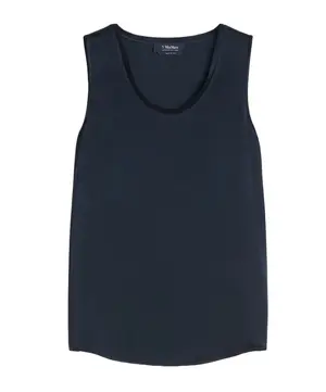 Max Mara Round Neck Sleeveless Blouse