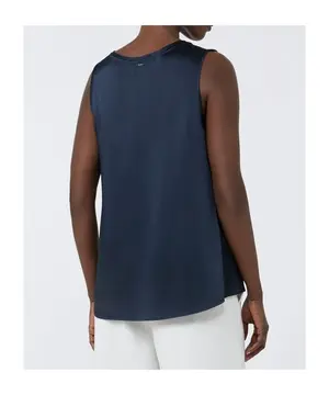 Max Mara Round Neck Sleeveless Blouse