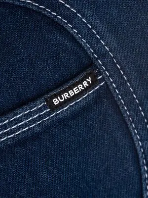 Burberry High-rise Skinny Jeans With Heart Motif