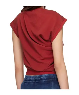 VIVIENNE WESTWOOD Asymmetric Logo Top - Red