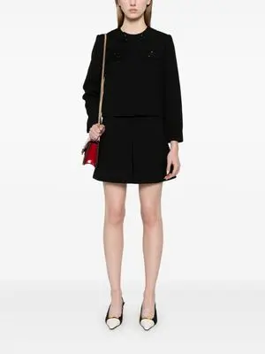 Celine Brompton Jacket In Gauffered Double Wool