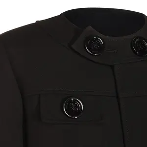 Celine Brompton Jacket In Gauffered Double Wool