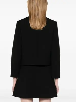 Celine Brompton Jacket In Gauffered Double Wool