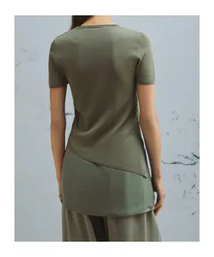 Marella Asymmetrical Drawstring Sweater