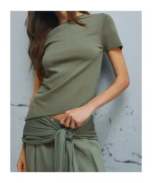 Marella Asymmetrical Drawstring Sweater
