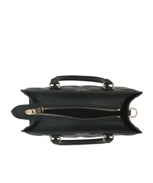 COACH Embossed Monogram Top Handle Shoulder Bag