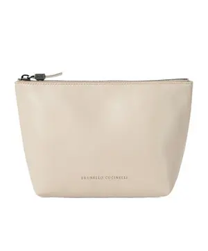 Brunello Cucinelli Beaded Clutch - Ivory