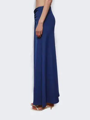 Christopher Esber Ruched Ring-detail Maxi Skirt