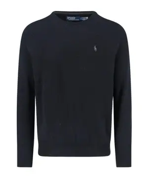 Polo Ralph Lauren Crew Neck Knit Sweater - Black