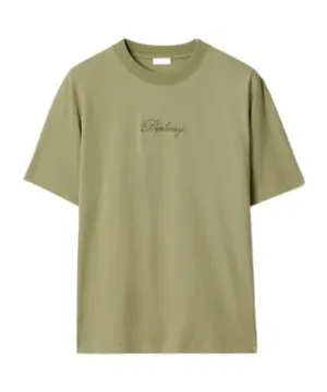 Burberry Logo Embroidered Crewneck T-shirt - Gladgren