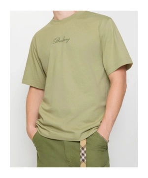 Burberry Logo Embroidered Crewneck T-shirt - Gladgren