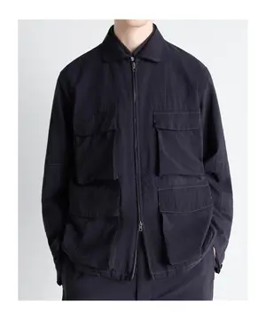 LEMAIRE 3d Pocket Jacket - Squid Ink