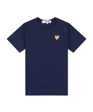 Play Comme Des Garcon Short Sleeve T-shirt - Blue
