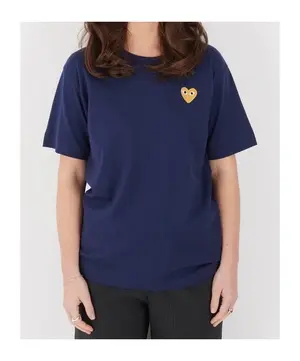 Play Comme Des Garcon Short Sleeve T-shirt - Blue