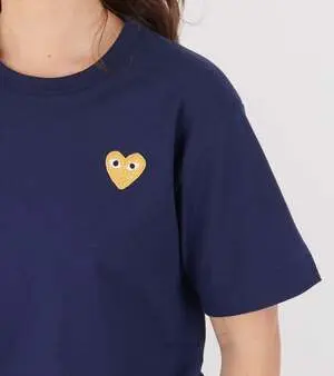 Play Comme Des Garcon Short Sleeve T-shirt - Blue