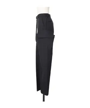 Sacai Belted Cargo Pockets Trousers - Black