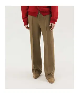 1989 STUDIO Wide-leg Tailored Trousers - Olive