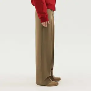 1989 STUDIO Wide-leg Tailored Trousers - Olive